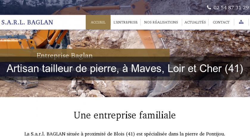 Artisan tailleur de pierre, à Maves, Loir et Cher (41) Tailleur de Pierre