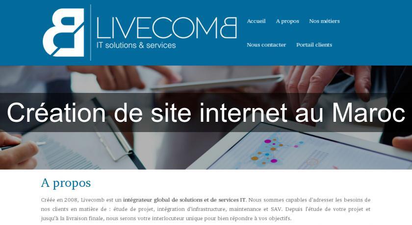 Création de site internet au Maroc Communication et Marketing
