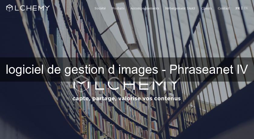 logiciel de gestion d'images - Phraseanet IV Logiciel photo