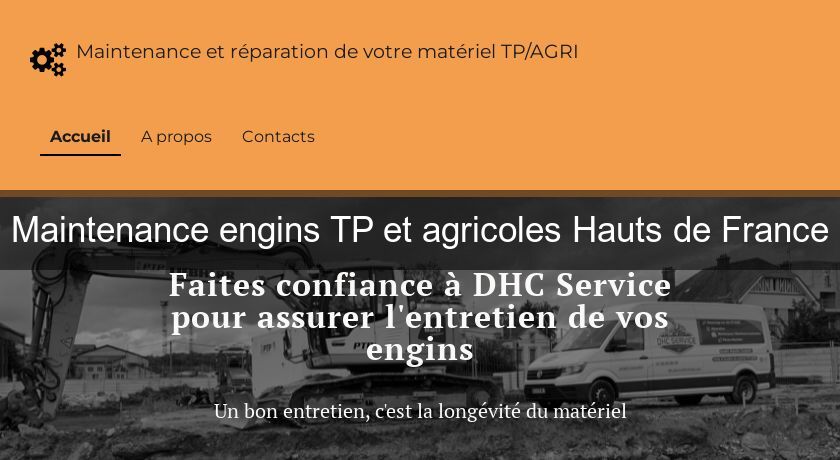 Maintenance engins TP et agricoles Hauts de France Entretien Nettoyage