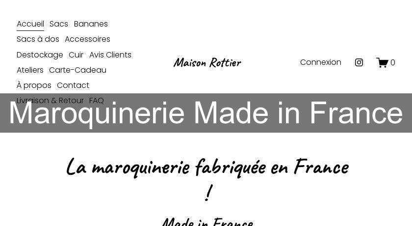Maroquinerie Made in France Maroquinerie