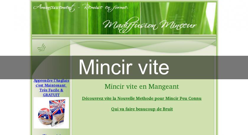 Mincir vite Cure Thermale, Cure Minceur