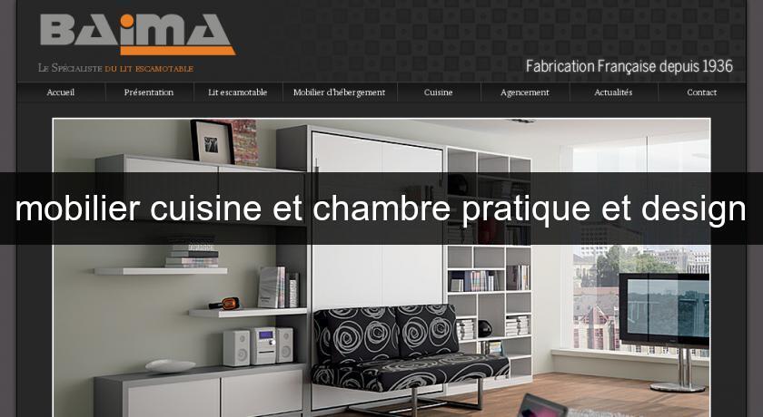 mobilier cuisine et chambre pratique et design Lit pratique