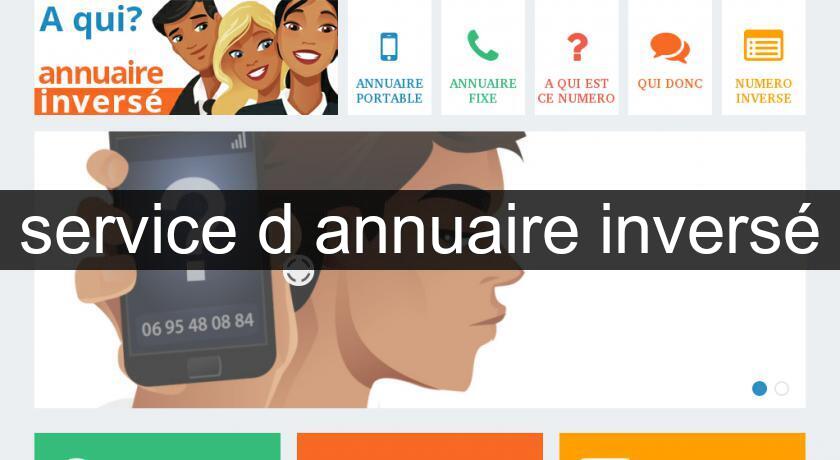 service d'annuaire inversé Bons plans