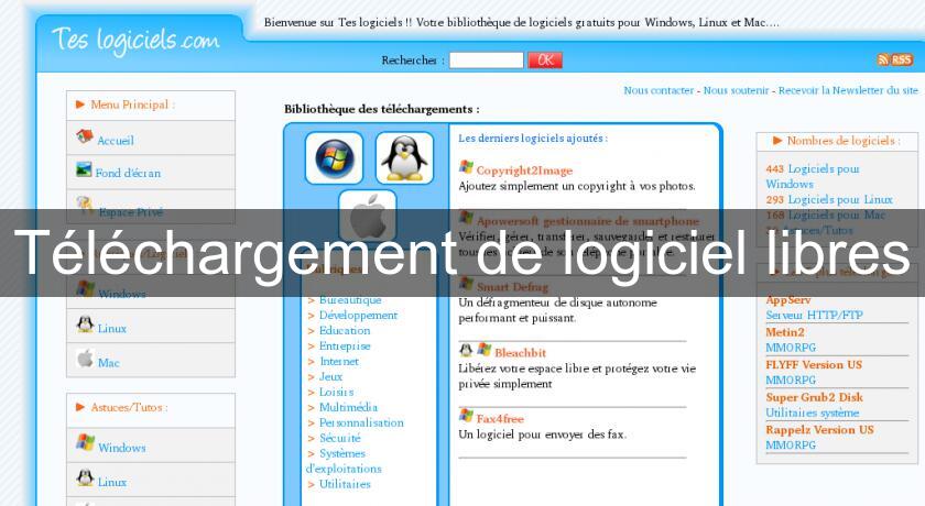 Téléchargement de logiciel libres Freeware