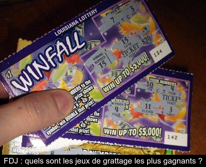 FDJ : quels sont les jeux de grattage les plus gagnants