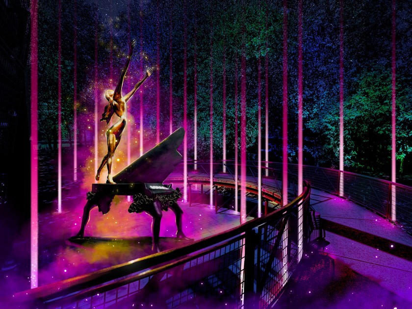 L'Art dans la Nature : un parcours lumineux en hommage à Dali à La Villette