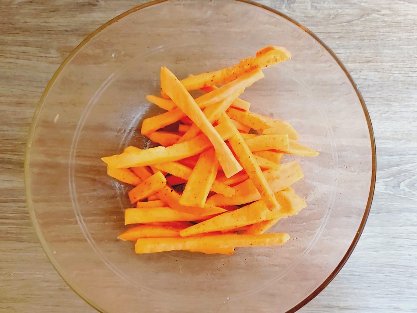 Les frites de patates douces au four : une recette light