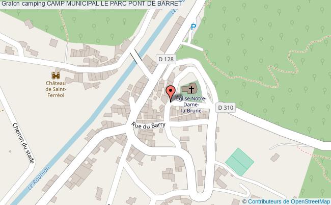 Camping Camp Municipal Le Parc Pont-de-barret