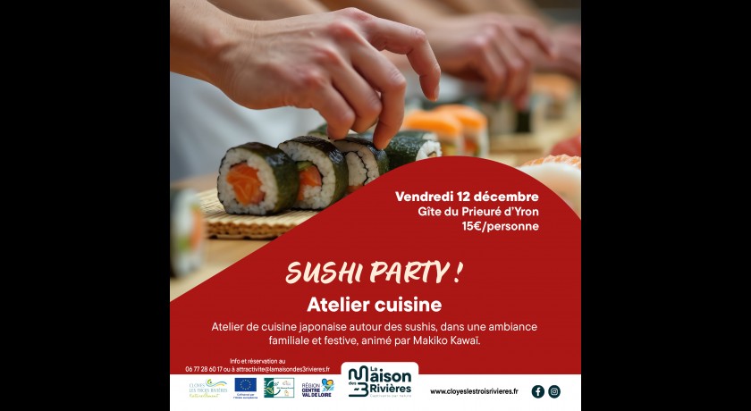 Atelier Cuisine - Sushi Party Cloyes-les-trois-rivières Atmosphère ...