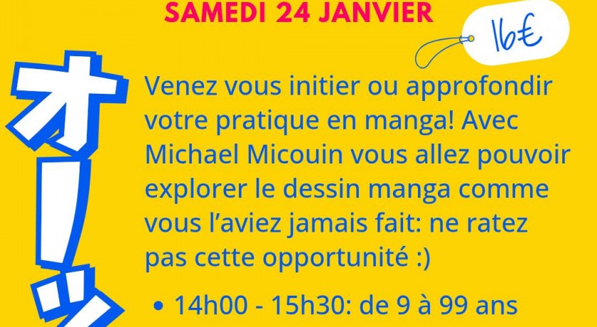 Atelier Manga à La Petite Cabane Galgon Manga Angle La Petite Galgon