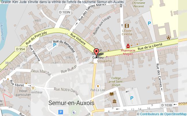 Jacques Barraine S'invite Dans La Vitrine De L'office De Tourisme Semur ...