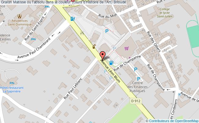 Matisse Ou L'absolu Dans La Couleur (cours D'histoire De L'art) Brioude Couleur Histoire De L ...