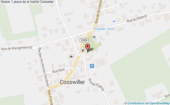 Programme du 1 place de la mairie à Cosswiller, dates, horaires et ...