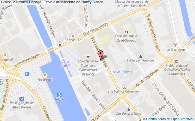 Programme du 2 Bastien-Lepage, École d'architecture de Nancy à Nancy ...