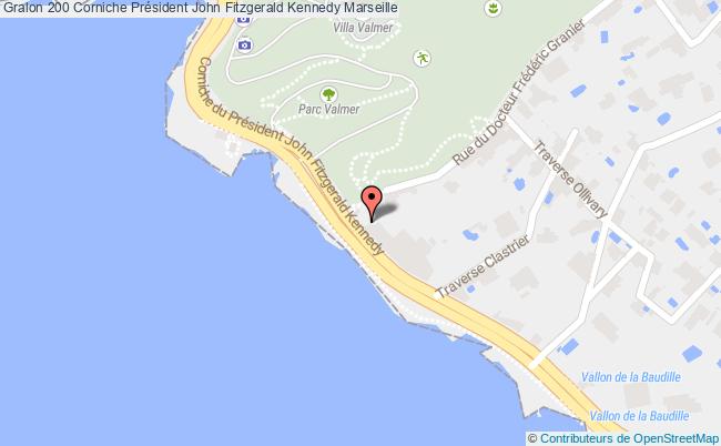 Programme du 200 Corniche Président John Fitzgerald Kennedy à Marseille ...