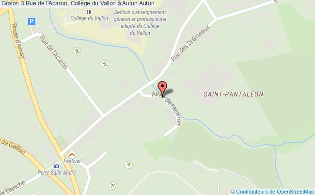 Programme du 3 Rue de l'Acaron, Collège du Vallon à Autun à Autun ...