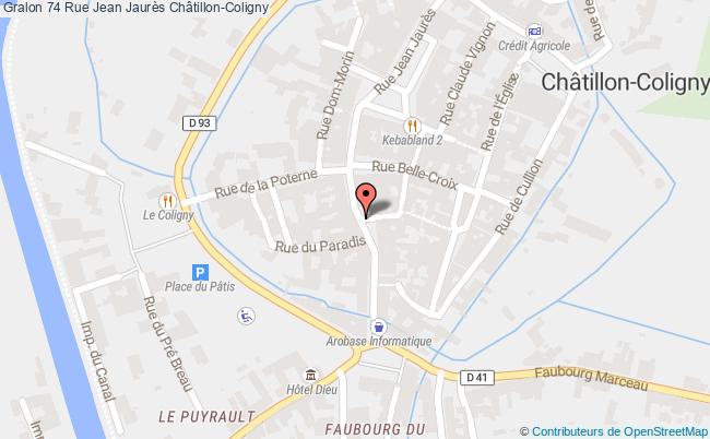 Programme du 74 Rue Jean Jaurès à Châtillon-Coligny, dates, horaires et ...