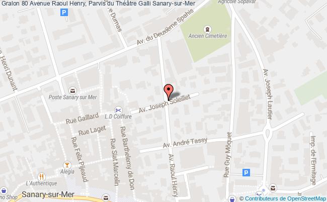 Programme du 80 Avenue Raoul Henry, Parvis du Théâtre Galli à Sanary ...