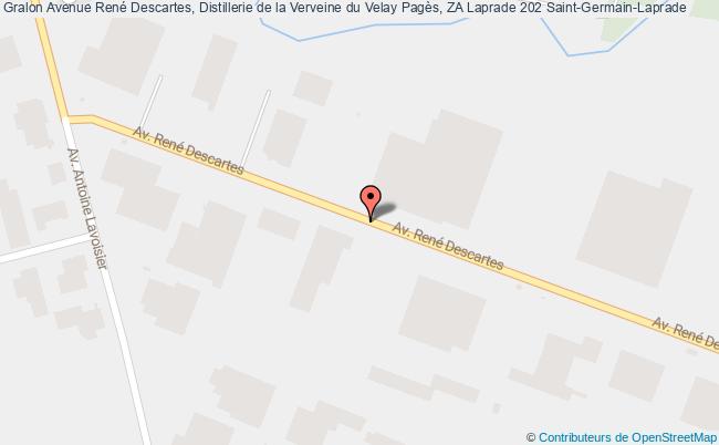 Programme du Avenue René Descartes, Distillerie de la Verveine du Velay ...