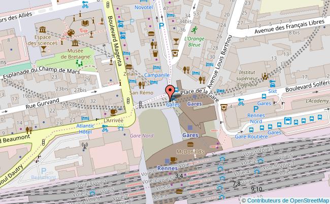 Programme du GARE SNCF DE RENNES à Rennes, dates, horaires et ...