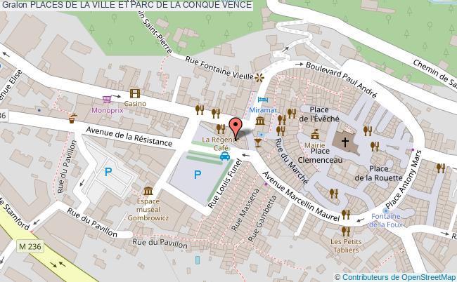 Programme du PLACES DE LA VILLE ET PARC DE LA CONQUE à Vence, dates ...