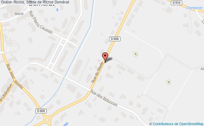 Programme du Ricros, Stade de Ricros à Domérat, dates, horaires et ...