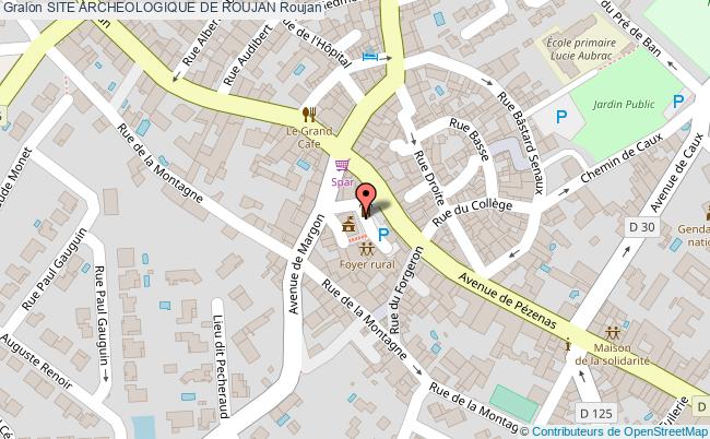 Programme du SITE ARCHEOLOGIQUE DE ROUJAN à Roujan, dates, horaires et ...