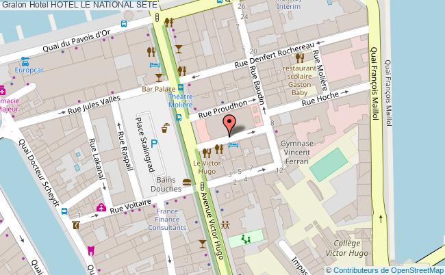 Hôtel Le National à Sète - Séjournez dans un Hôtel de Charme 2 Étoiles ...