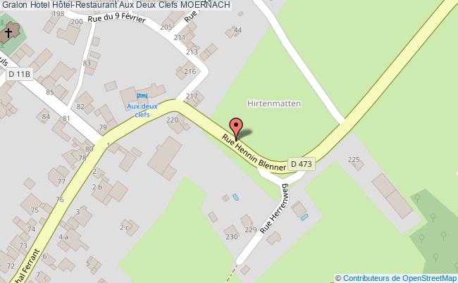 Hôtel-restaurant Aux Deux Clefs Moernach