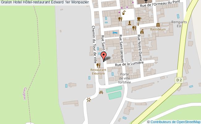 Hôtel-restaurant Edward 1er Monpazier