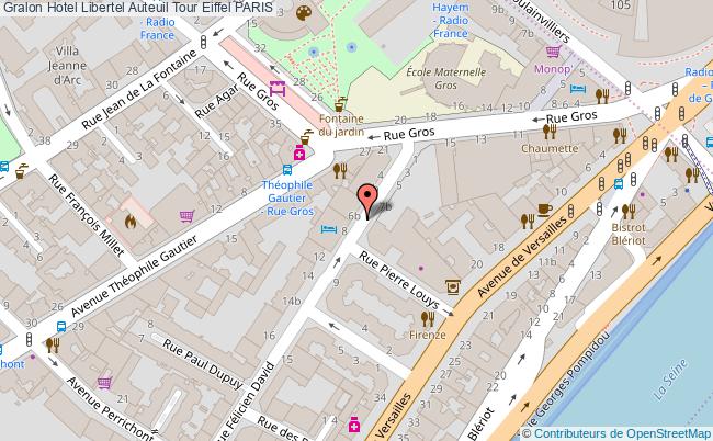 Hotel Libertel Auteuil Tour Eiffel Paris