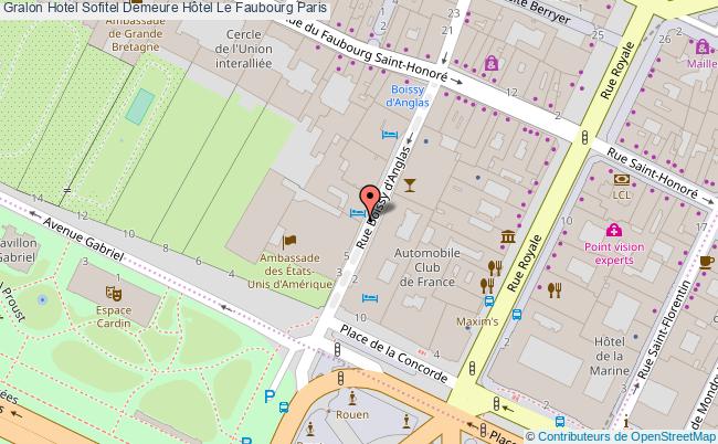 Sofitel Demeure Hôtel Le Faubourg Paris