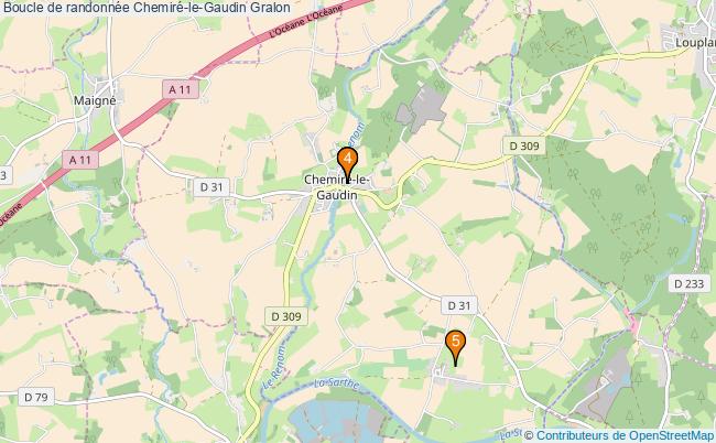 Boucle de randonnée Chemiré-le-Gaudin : 5 équipements