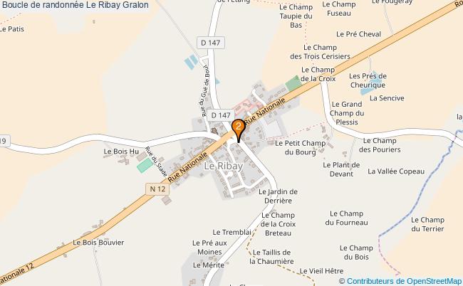 Boucle de randonnée Le Ribay : 2 équipements