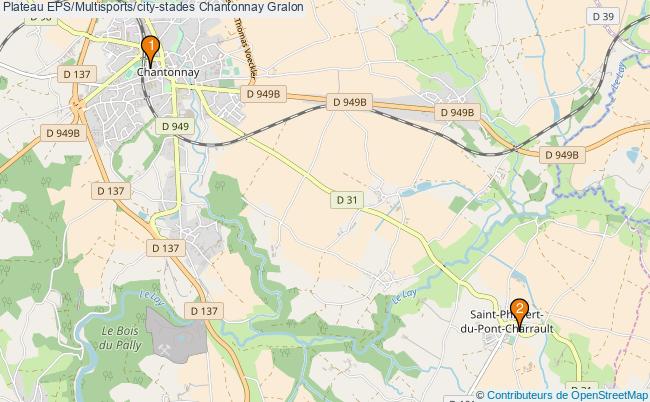 Plateau EPS/Multisports/city-stades Chantonnay : 2 équipements