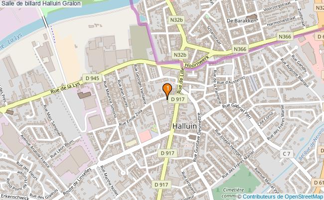 Salle de billard Halluin : 1 équipements