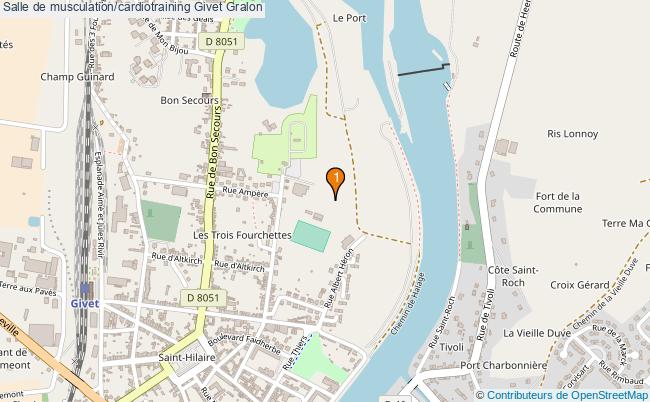 Salle de musculation/cardiotraining Givet : 1 équipements