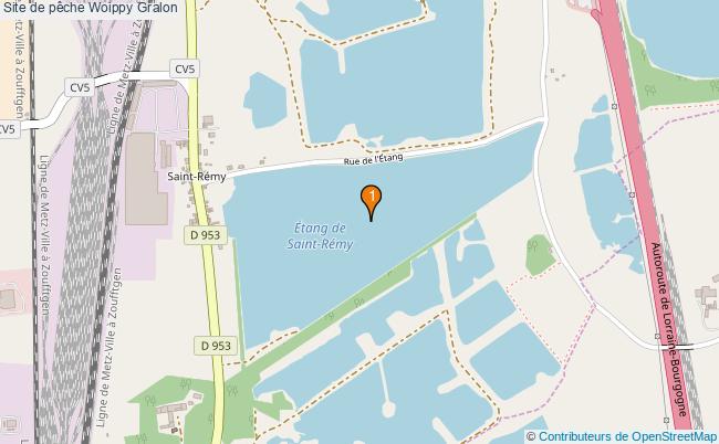 Site de pêche Woippy : 1 équipements