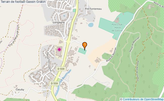 Terrain de football Gassin : 1 équipements