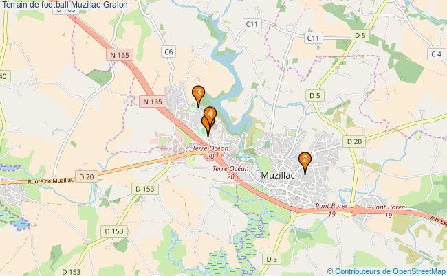 Terrain de football Muzillac : 4 équipements
