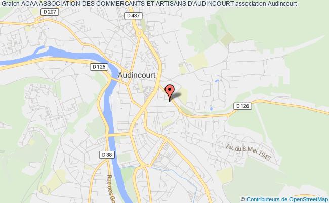 Acaa association des commercants et artisans d'audincourt association ...