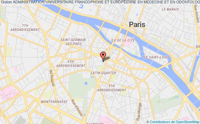 Administration universitaire francophone et europeenne en medecine et ...