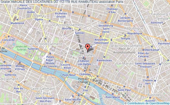 Amicale des locataires du 112-118 rue rambuteau association Bailleur ...