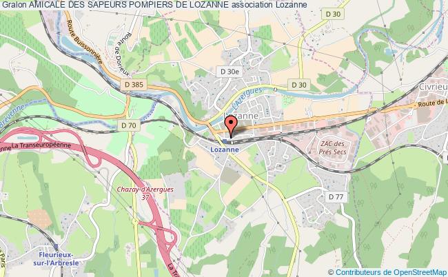 Amicale des sapeurs pompiers de lozanne association La commune ...