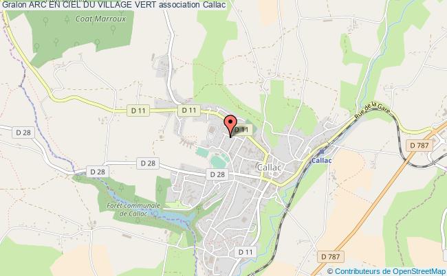 Arc en ciel du village vert association Callac intégration Callac