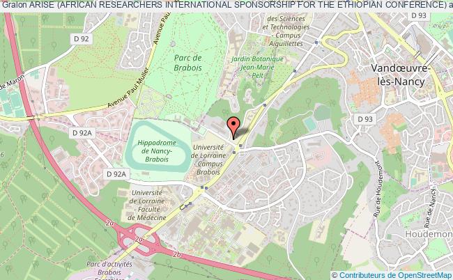 Arise (african researchers international sponsorship for the ethiopian ...