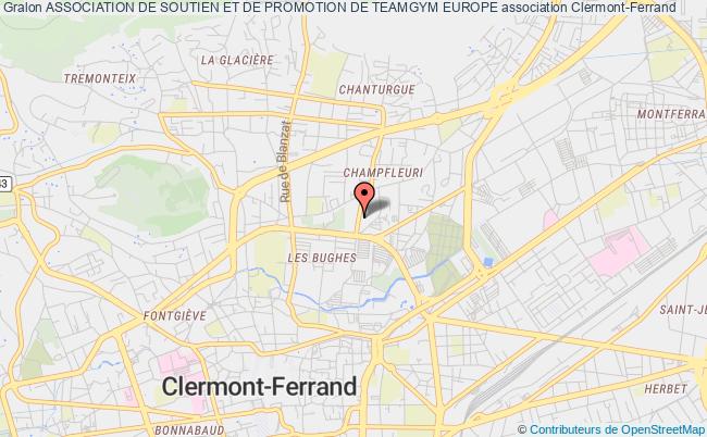 Association de soutien et de promotion de teamgym europe association Europe Clermont-Ferrand