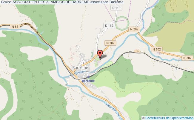 Association des alambics de barreme association Distillerie Barrême