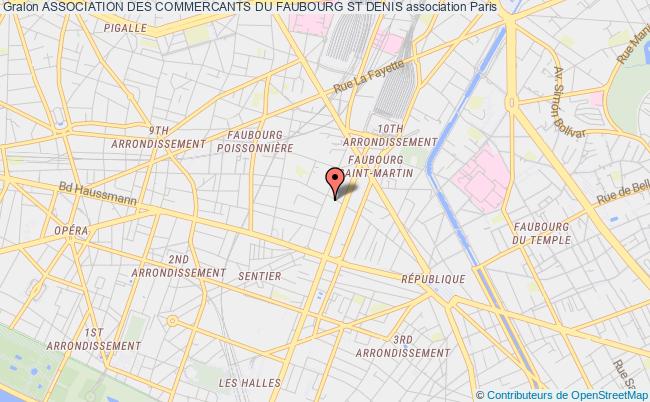 Association des commercants du faubourg st denis association ...